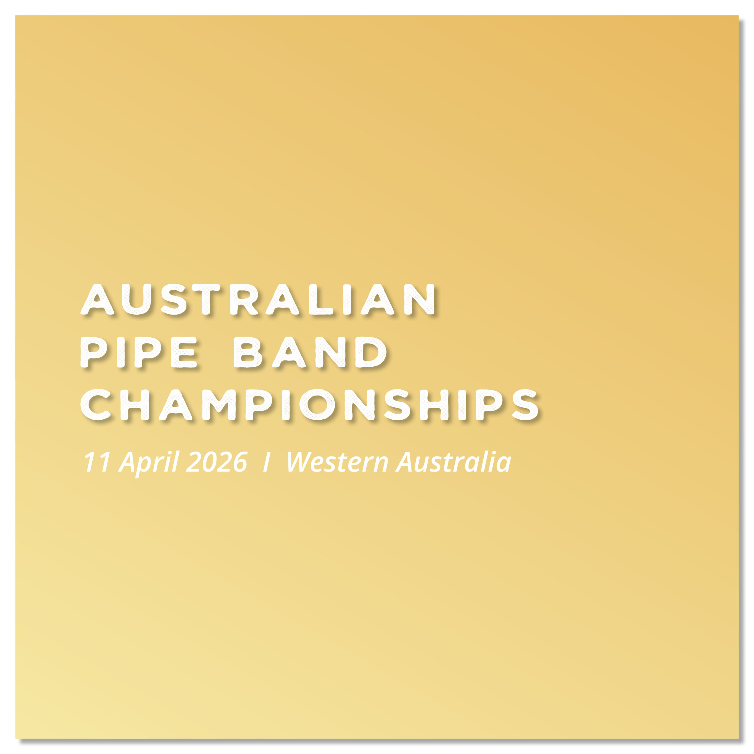 2026 Australian Pipe Band Championships – Australian Championships
